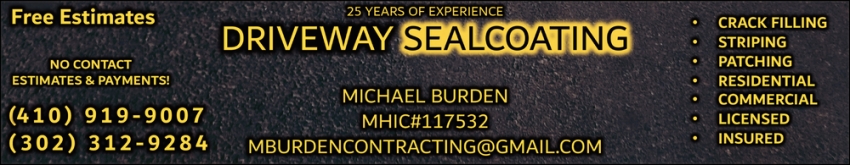 25 Years Of Experience, Michael Burden